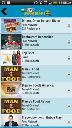 TV Food Maps