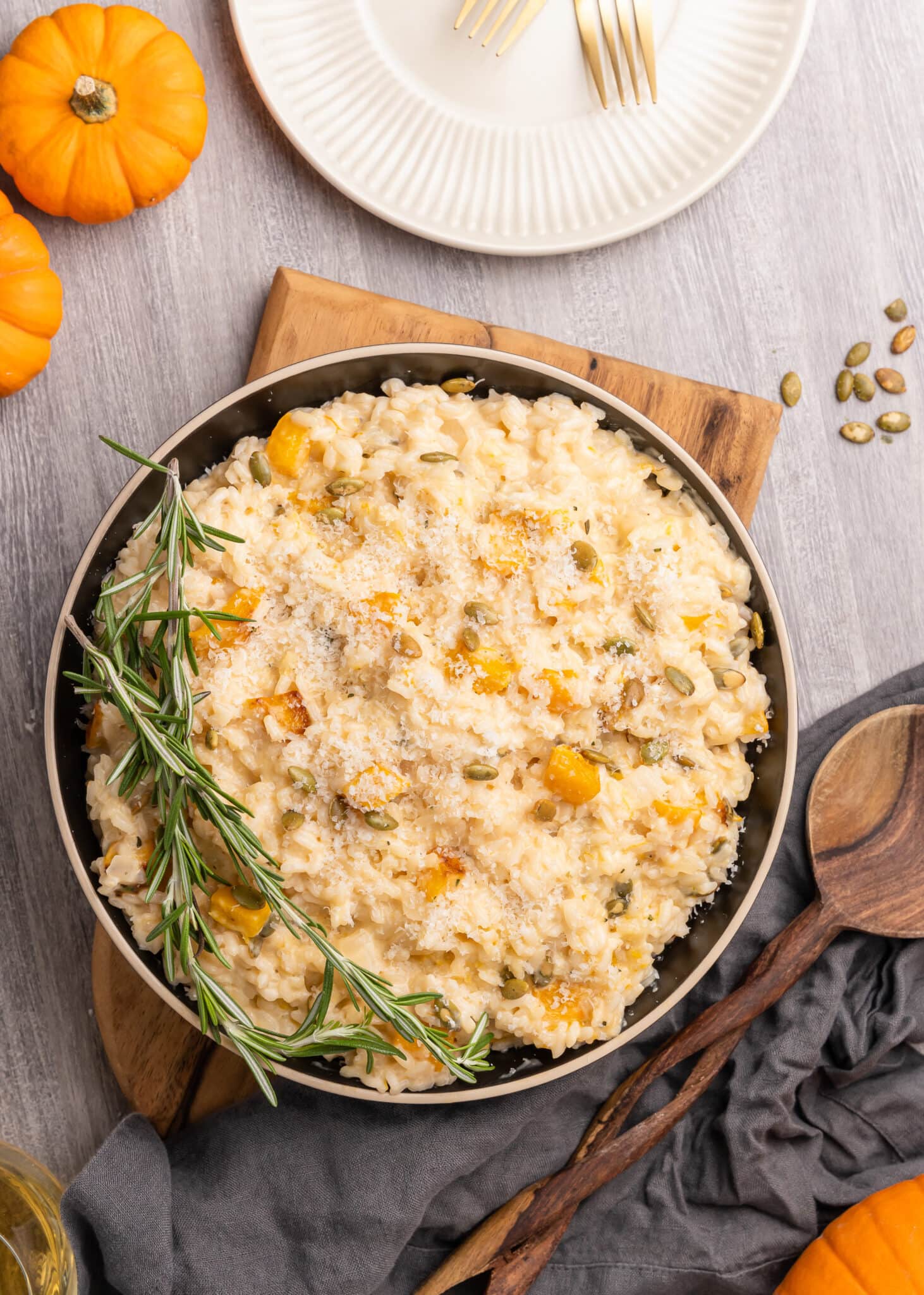 Pumpkin Risotto - The Travel Bite