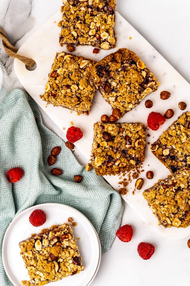 Gluten Free Raspberry Bars – The Travel Bite