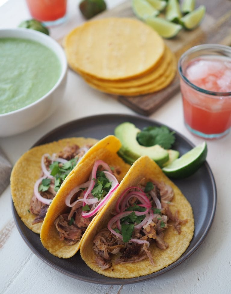 Pork Carnitas - Mexican Style Pulled Pork Tacos