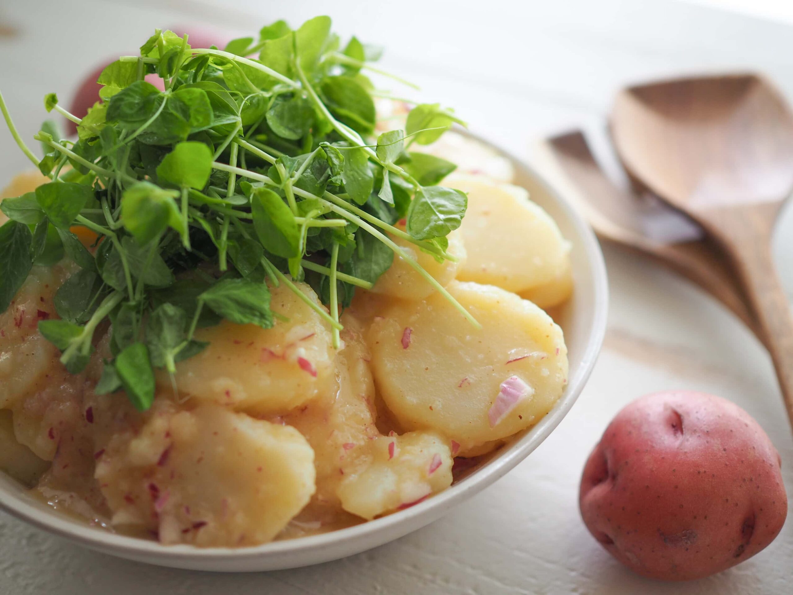 Austrian Potato Salad (Erdäpfelsalat) – The Travel Bite