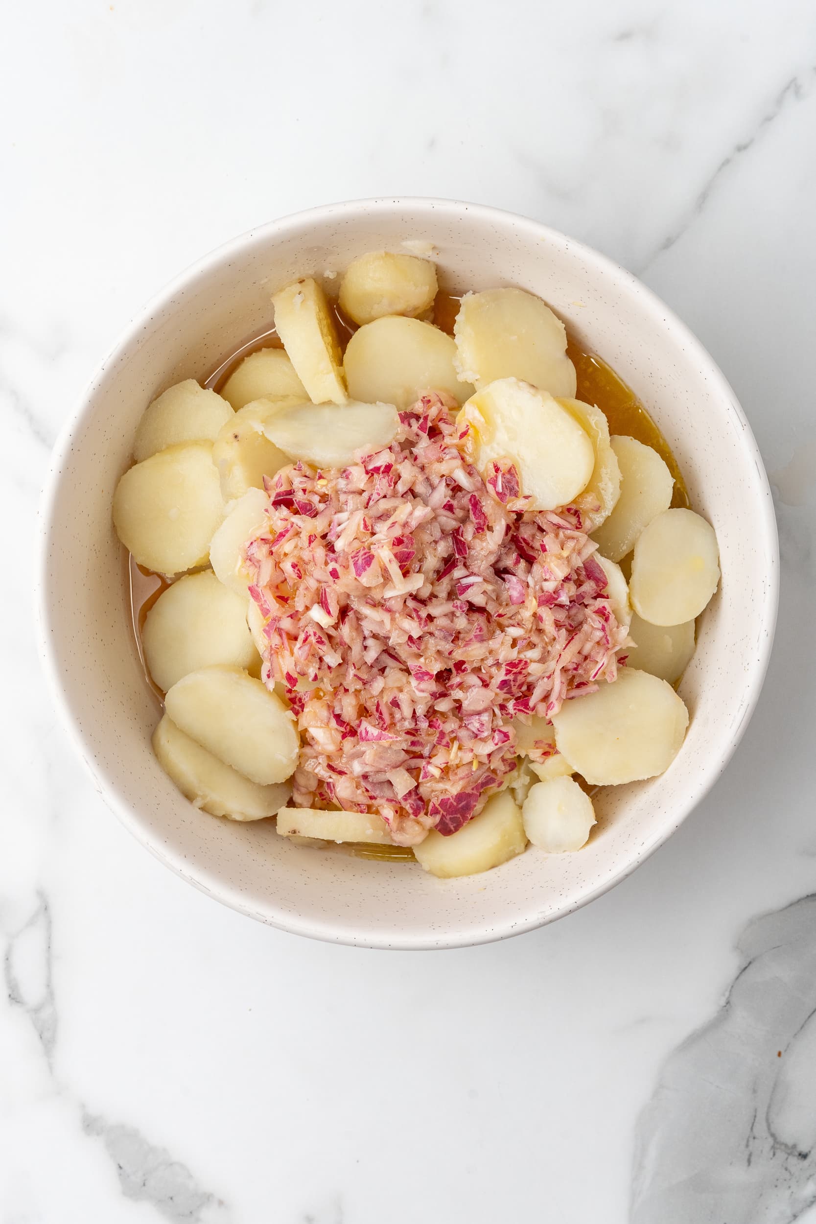 Austrian Potato Salad (Erdäpfelsalat) – The Travel Bite