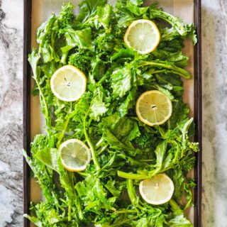 Roasted Rapini (Broccoli Rabe) – The Travel Bite