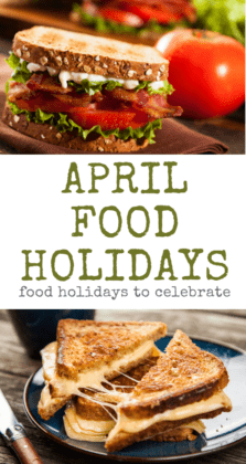 April Food Holidays List – The Travel Bite