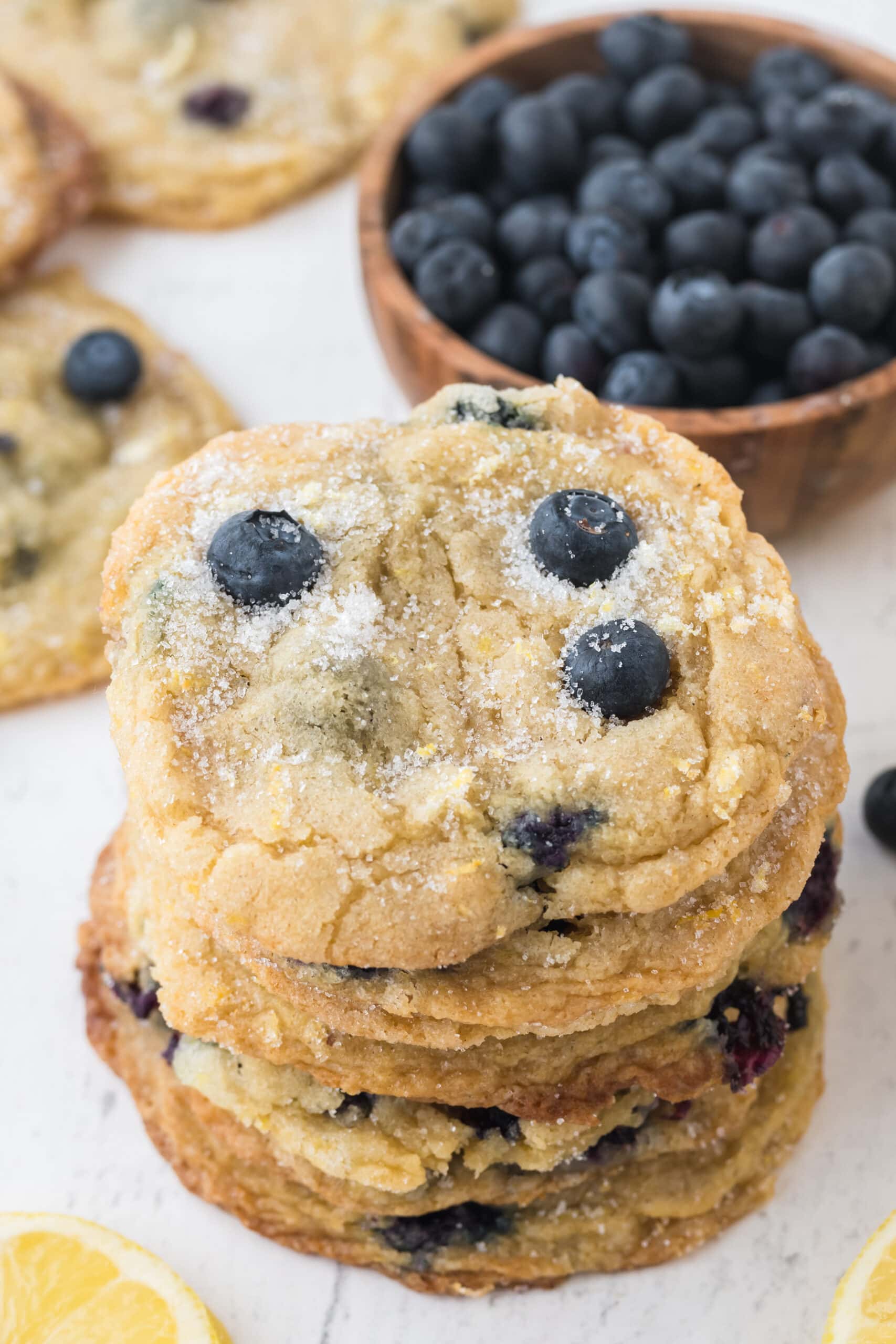 Lemon Blueberry Cookies – The Travel Bite